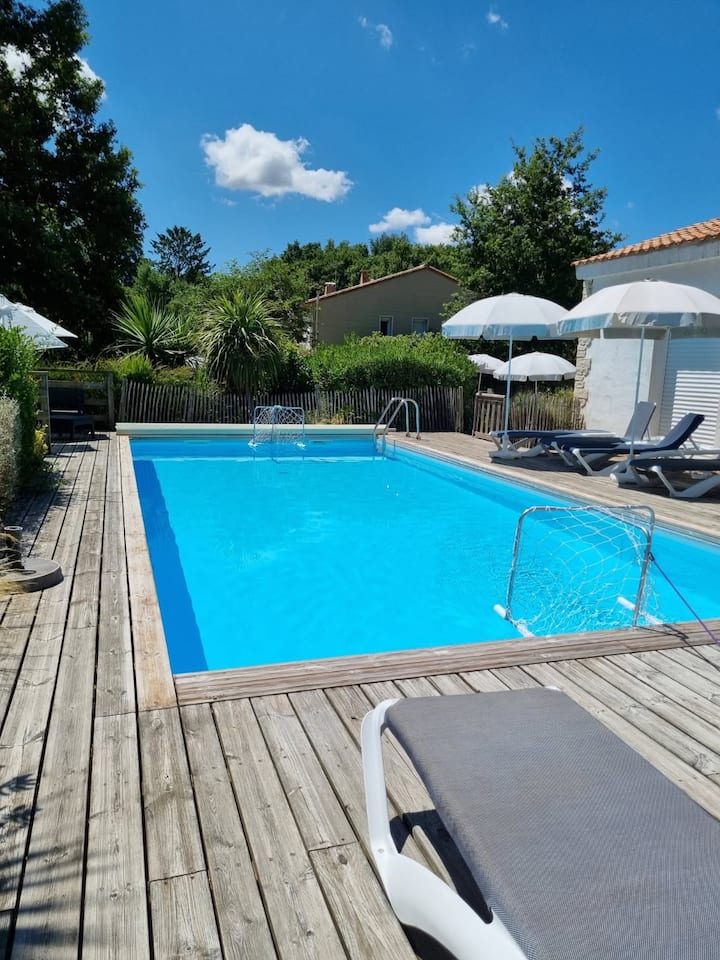 Chalet Cosy Au Calme Et Piscine - La Mothe-Achard