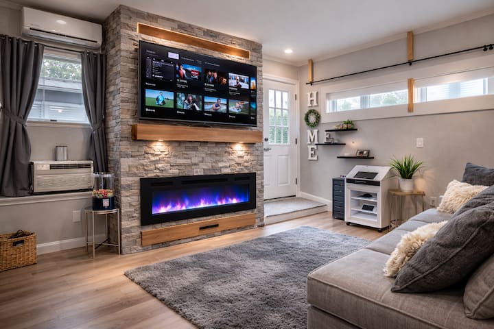 Luxury Zen Loft W/ Spa Tub & Fireplace— (6pm–10am) - Orlando International Airport (MCO)