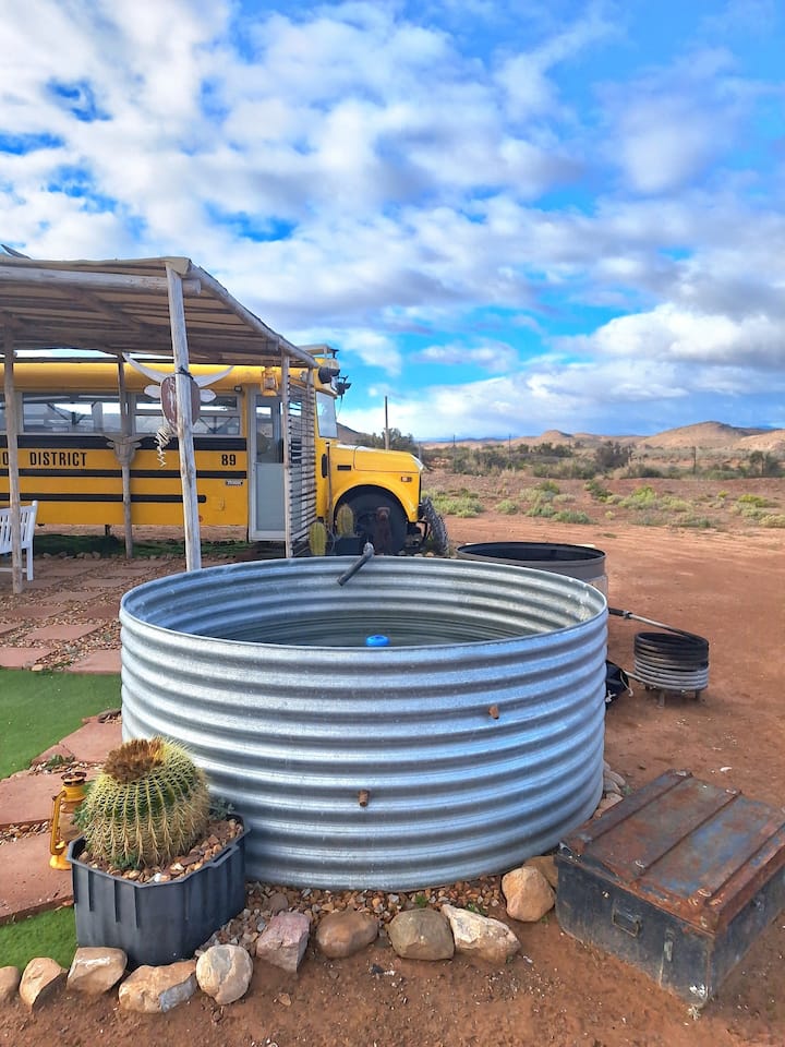 Yellow American School Bus - Barrydale