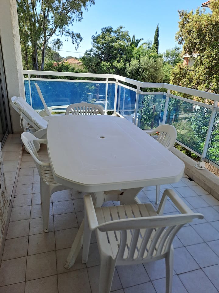 T2 Conf Vue Mer Calme 5' Plage - Saint-Raphaël