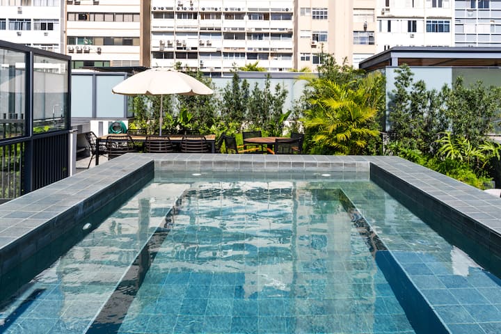 Ipanema | Studio Novo Com Varanda, Piscina E Vaga - Ipanema