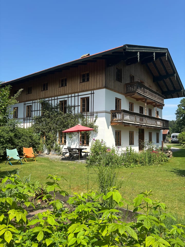 Gutshof Achatswies, Wohnung Nordwand - Bad Feilnbach