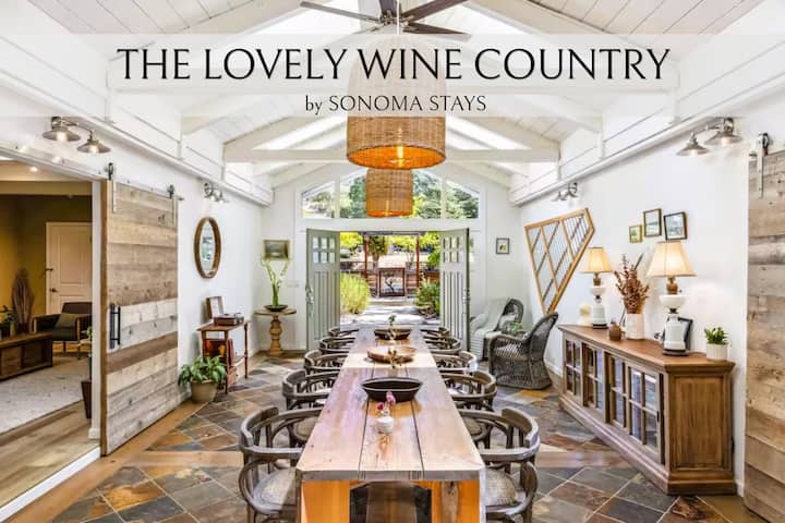 Lovely Wine Country Creekside Stay W/ Hot Tub! - Sugarloaf Ridge State Park, Kenwood