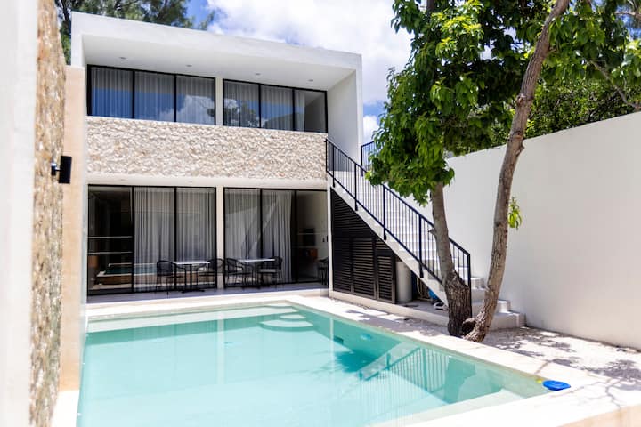 Suite3 Con Alberca Y Cocina En El Centro De Mérida - Mérida