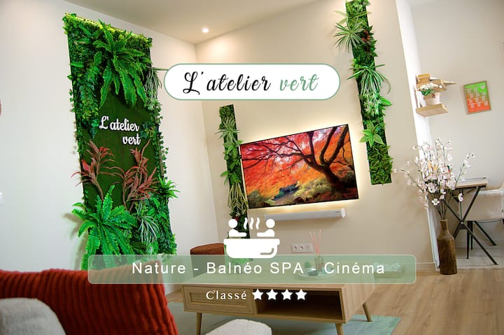 L'atelier Vert | Balnéo, Luxe, Prox Hypercentre - Troyes
