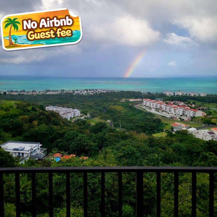 1bed/1.5 Bath Ocean Views Near El Yunque + Beaches - Luquillo