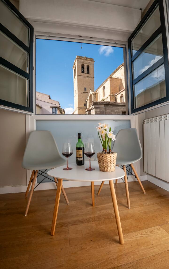 Santiago Tower Views Wifi & Ac By Apt Logrono Org - Logroño