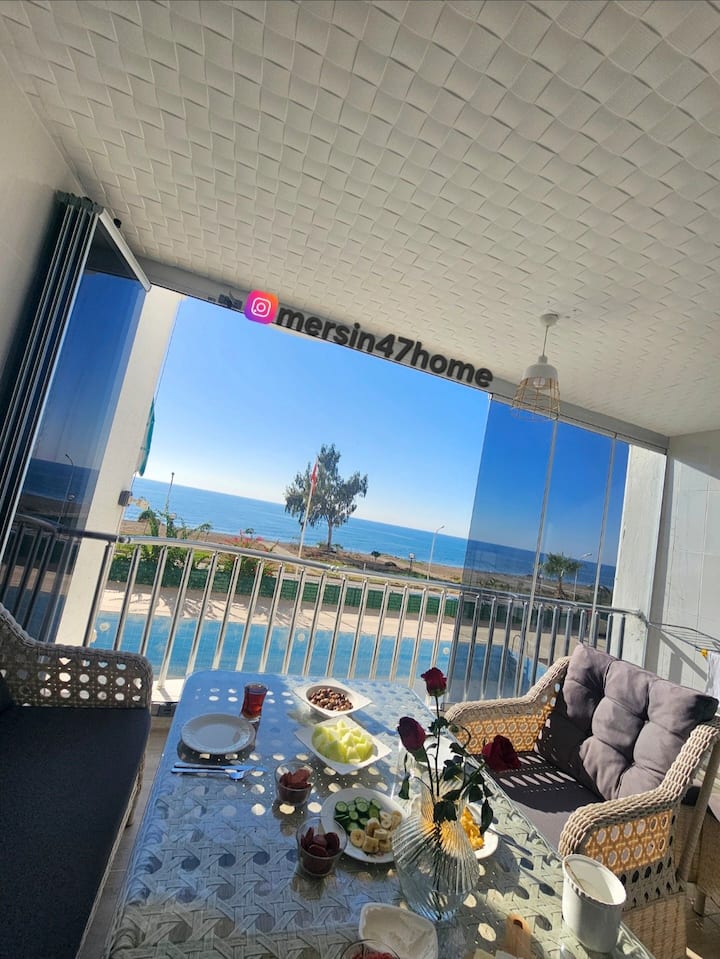 Mersin Wohnung Direkt Am Meer Denize Sifir Yazlik - Mersin