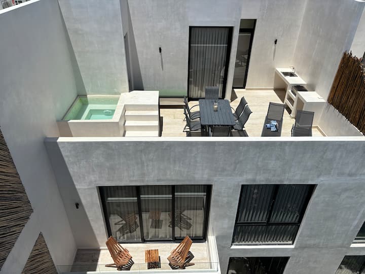 Tulum Best Ph | Lux 2br | Fast Wifi - Paradise Beach