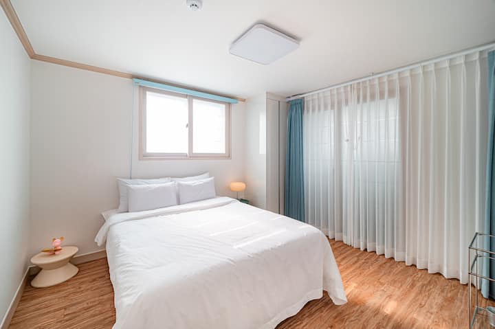 황리단길도보15분/짐보관/ott/조리가능/무료주차/드림스테이208호(6호) - Gyeongju-si