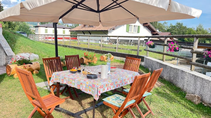 Casa Con Giardino Fronte Lago - Folgaria