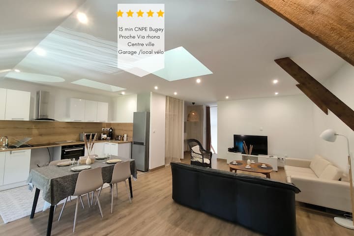 Le Latinicois *Centre Ville*wi-fi*garage*cnpebugey - Lagnieu