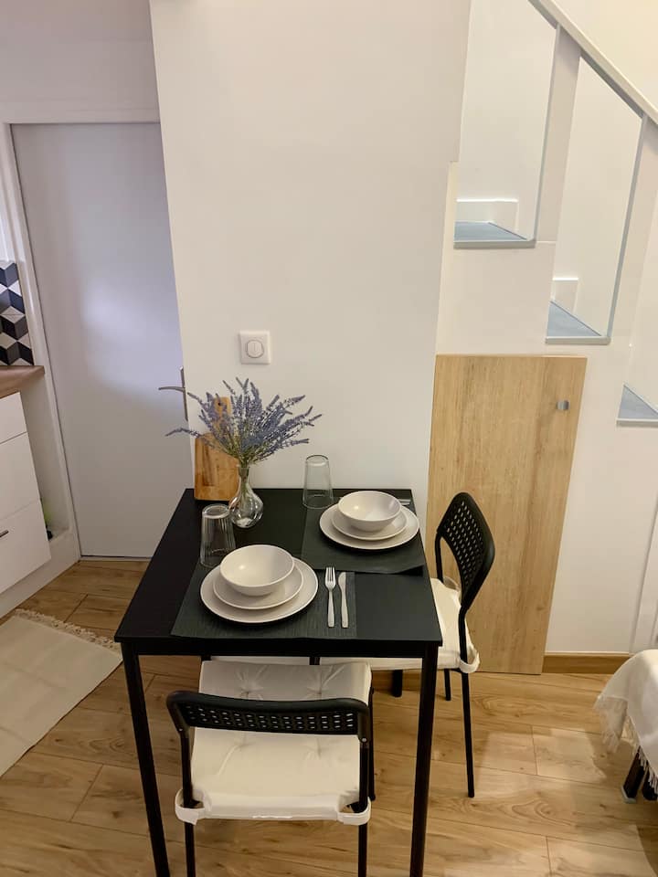 Charmant Studio Proche Sablettes - Plage du Borrigo (Menton)