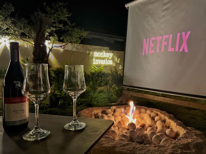Exclusiva Cabaña Con Tina En Piedra, Fogata Y Cine - Villa de Leyva