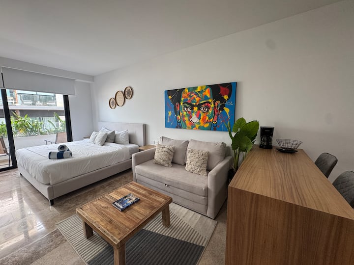 Studio Near 5th, Ocean View Terrace, Pool And Gym - Playa del Carmen
