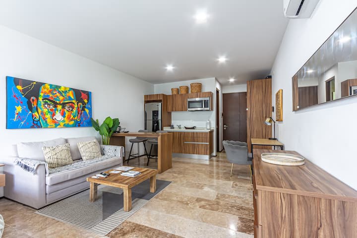 Studio Near 5th, Ocean View Terrace, Pool And Gym - Playa del Carmen