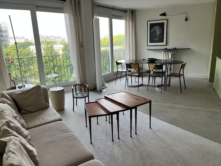 Architect-designed Montparnasse Gem: Balcony & Sun - Paris