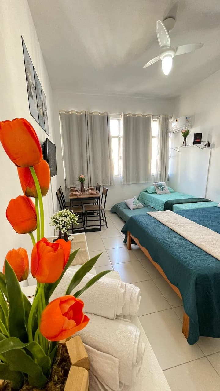Belo Apartamento Quadra Praia Nsc1137-1205 - Rio de Janeiro