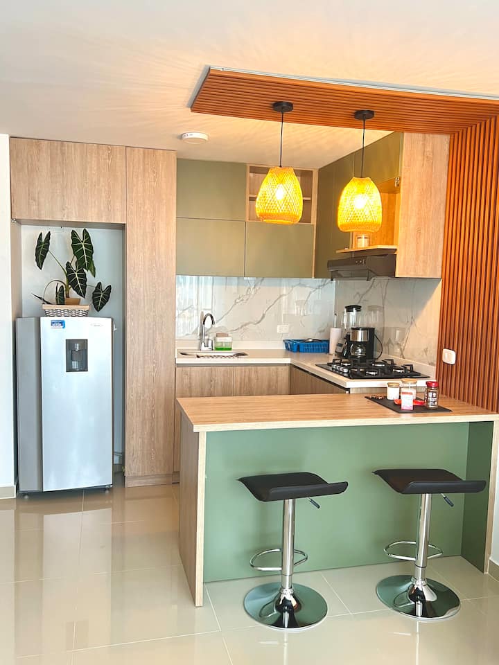 Pnhouse With Balcony, Spectacular Views And A Pool - Dosquebradas