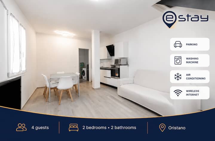 White Magnolia - Aircon - Wifi - Parking - Oristano