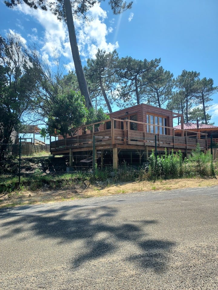 Cabane Nichée Entre Pins Et Plage Sauvage - Mimizan Plage