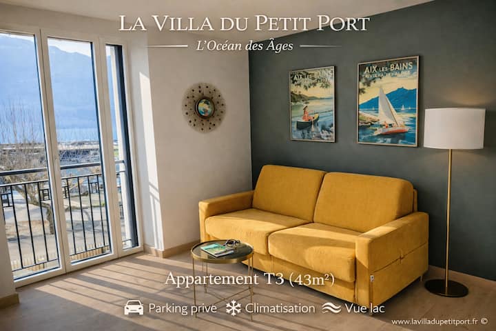 T3 43m² (Clim / Parking / Vue Lac / Neuf 2025) - Aix-les-Bains