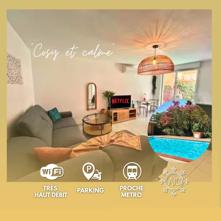 Le Ernest - Avec Parking, Jardin Privé Et Piscine - Toulouse