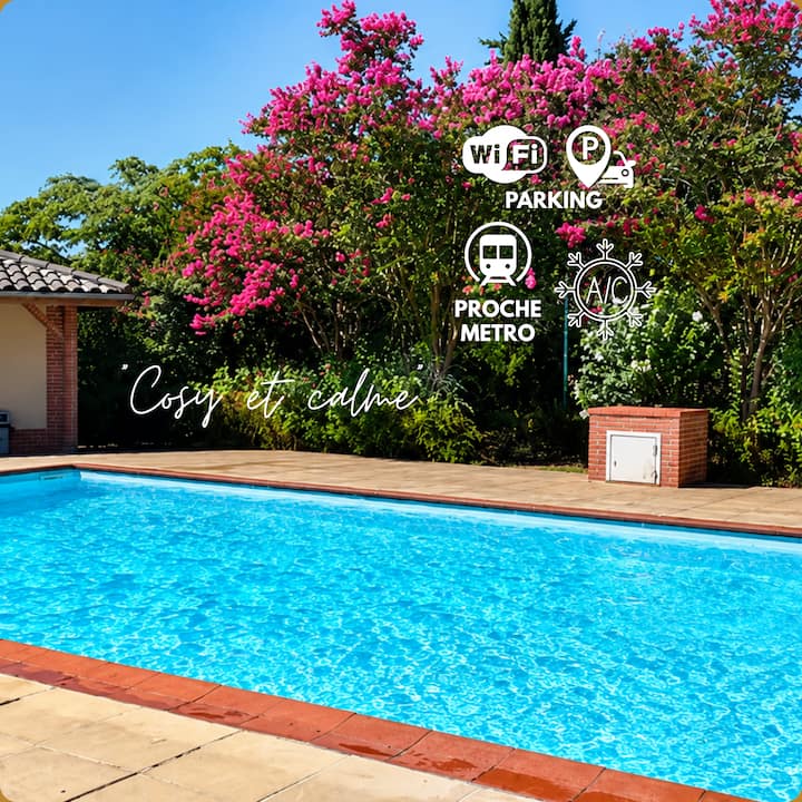 Le Ernest-piscine*clim*parking*jardin Privé - Blagnac