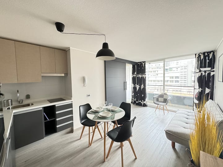 U509 / Downtown Santiago / Wifi / Gym / Balcony - Providencia