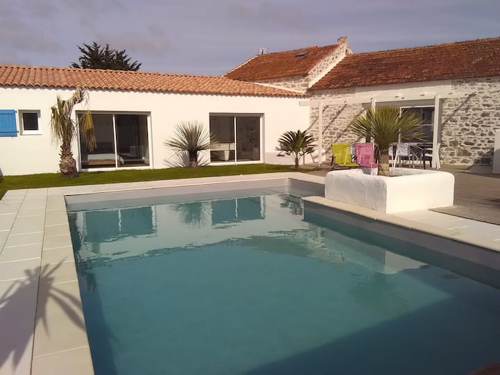 Belle Villa Noirmoutier Avec Piscine, L’eseam - Noirmoutier-en-l'Île