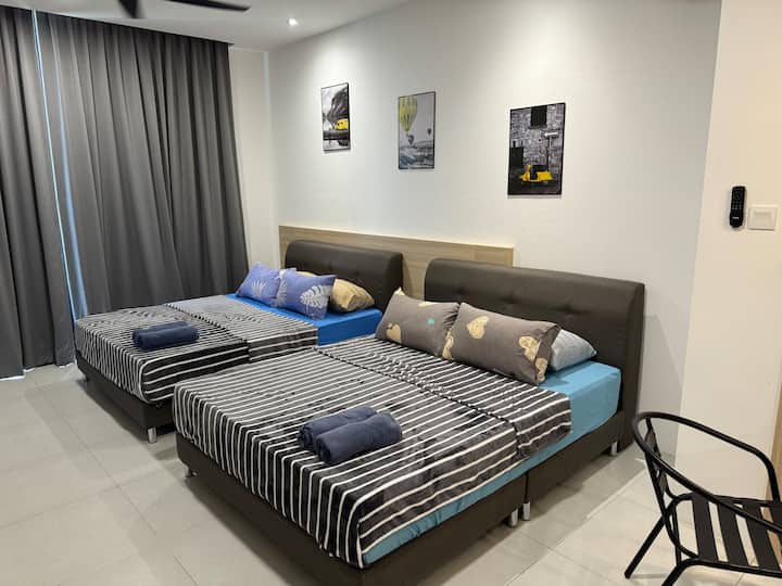 4 Pax Studio Room, The Podium, Kuching - Kuching
