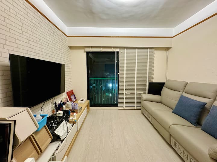 安靜香港粉嶺女生單間出租！客廳寬敞，拎包入住，交通巨方便 - 粉嶺