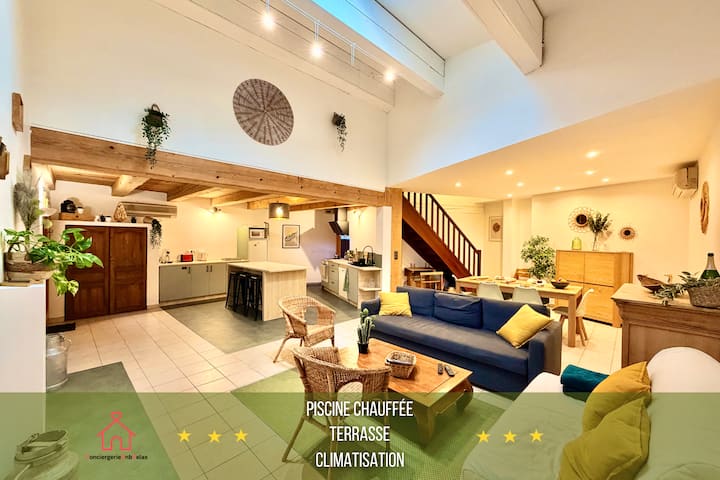 * L'écrin De Lalie * Piscine Chauffée - Clim - Tv - Lagrasse