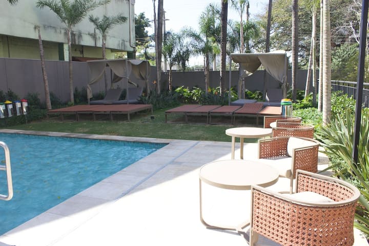 Estúdio Completo, Com Garagem, Academia, Piscina! - Guarulhos