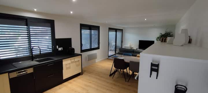 Le24bis T2 3*, Neuf, 50 M², Parking Clos, Terrasse - La Motte-Servolex