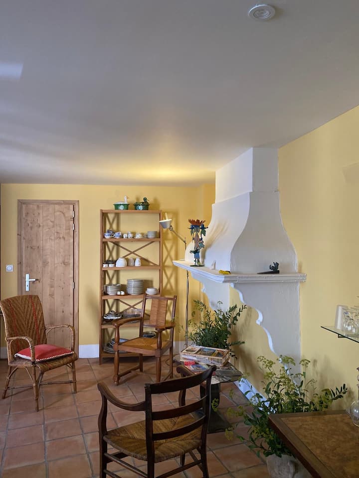 Chambre Terra / Charme De L'ostal De La Placette - Cucugnan