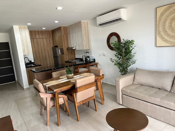 Confortable Depa Con Alberca Climatizada Y Jardín - Mazatlán