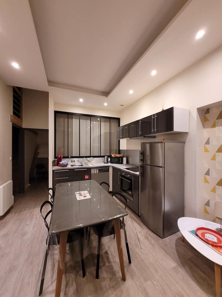 Appt Cozy 001 En Rdc 6 Pers-1 Chambre+la Mezzanine - Lila