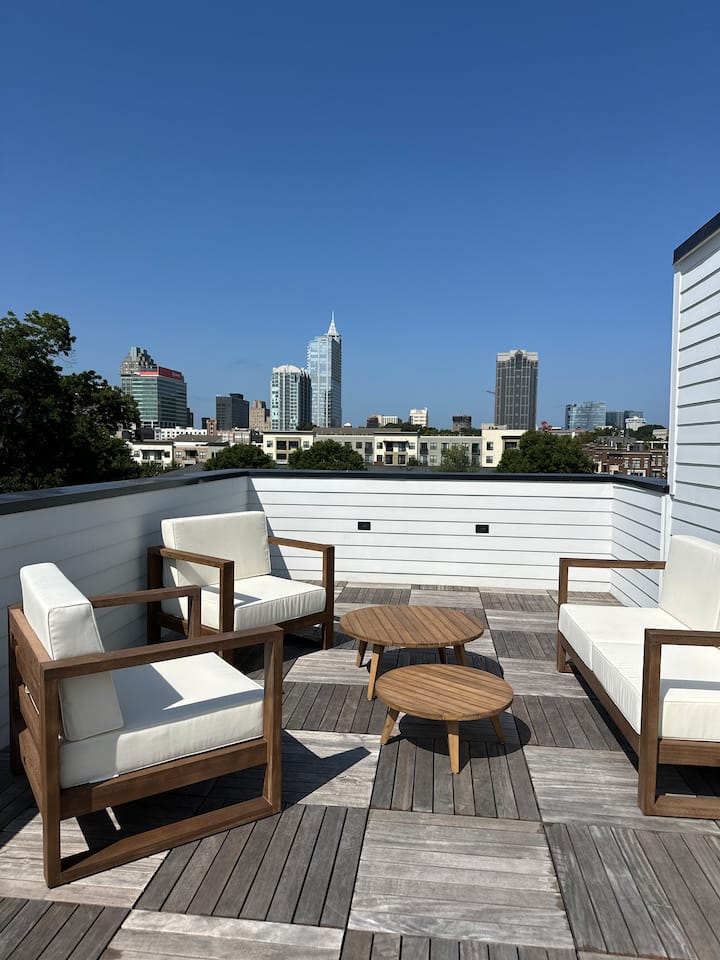 King - 4br Ensuite Downtown Raleigh -Skyline Views - Raleigh, NC