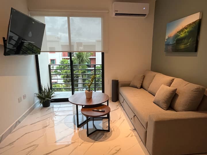 New Smart & Modern Apt Pool+nature+bbq In Cancun - Cancún