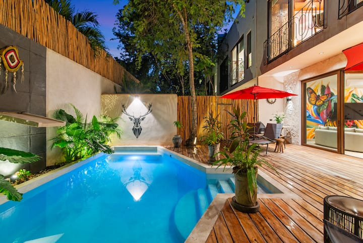 New 4bed Pool&jac - “Gran Flamenco” @Bluedeertulum - Tulum