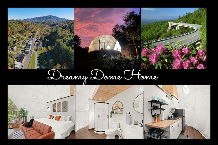 Blue Ridge Geodome | Spring Hiking + Hot Tub - Lansing, NC