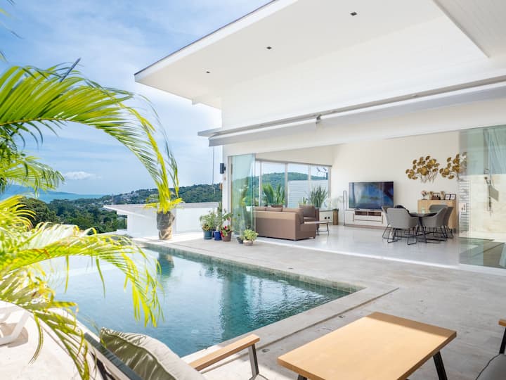 Stunning 3br Villa Malina | Sea & Jungle Views - Ko Samui