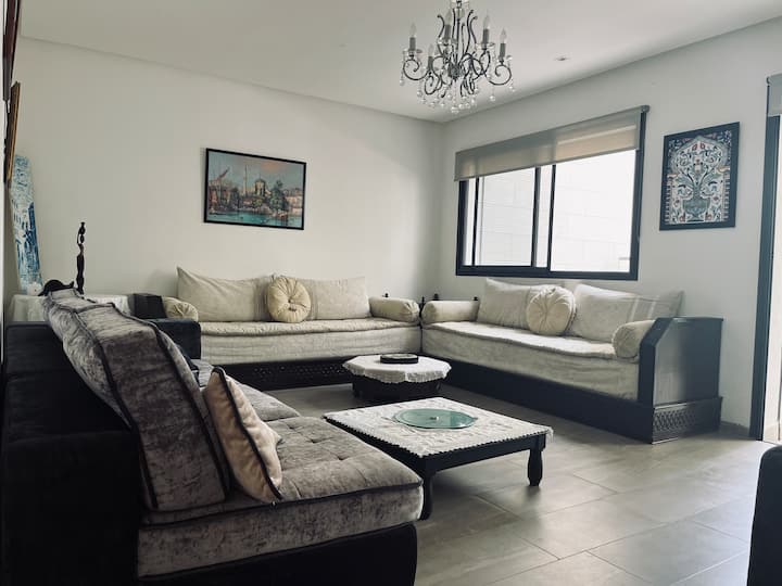 ÉLégant Appartement - Piscine  Et Accès Plage - Skhirat