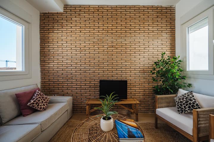 Penthouse Central Avec Parking Gratuit - Dos Hermanas