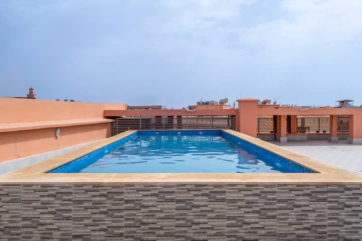 Rooftop Piscine-new Appartment - Centre Ville - Marakesz