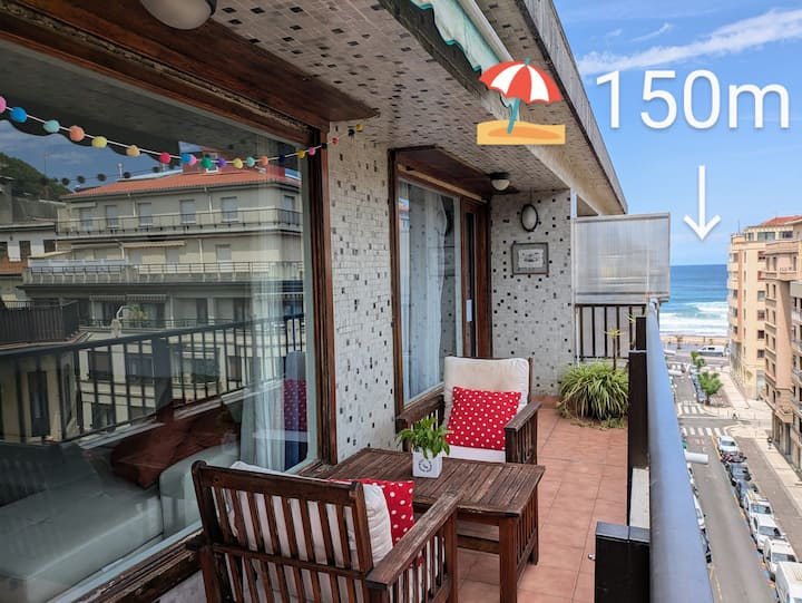 Bonito Piso A 100 M. Del Mar - San Sebastián