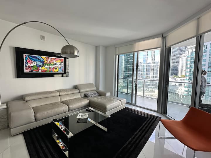 Brickellhouse 2br 2b Amazing View And Furniture - Miami