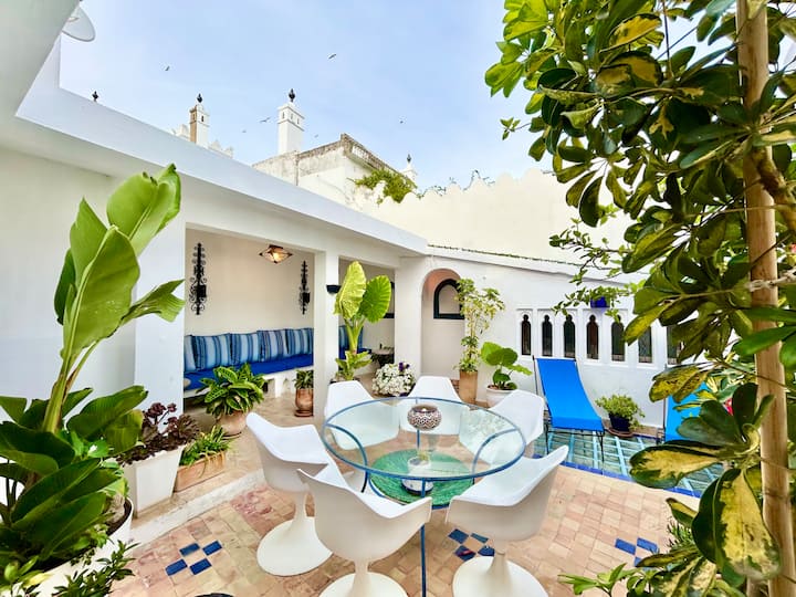 Tangier's Unique Heritage Riad – Bay View & Kasbah - Tangier