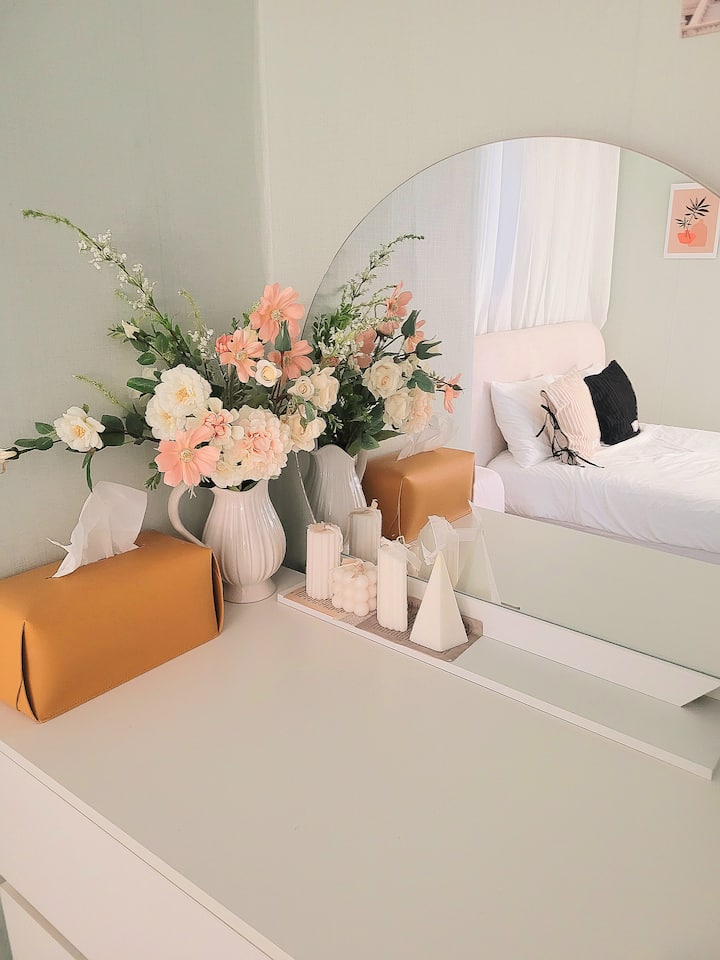 청량리역4분/공항버스6002/호텔침구/편의점1분/짐보관서비스/2beds /편안한휴식 - Seoul